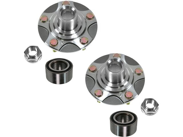 Rear Wheel Hub and Bearing Kit 4 Piece - Compatible with 2000 - 2009 ...