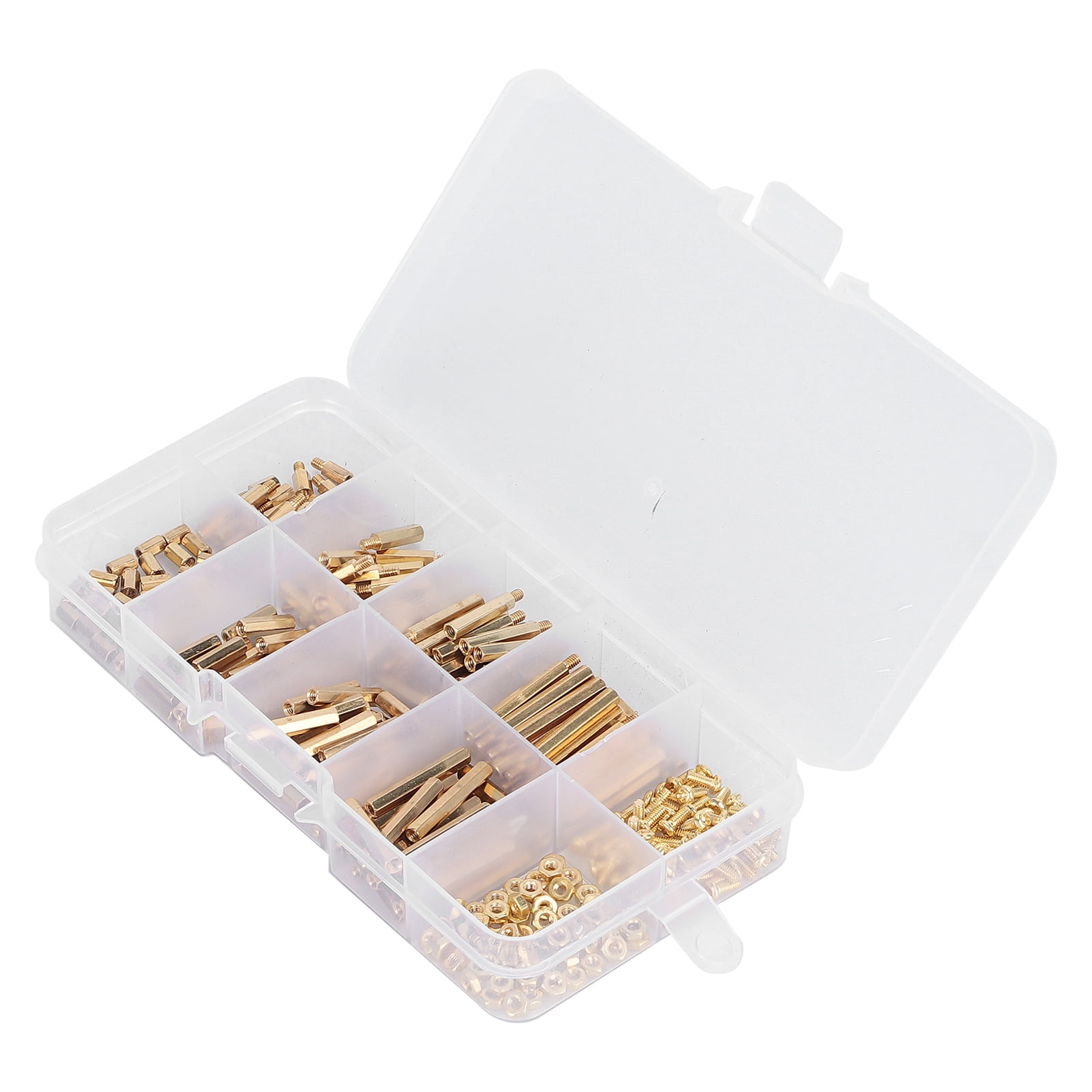 Click here for Hilitand 320 X Brass Standoff Screw Nut Assortment... prices