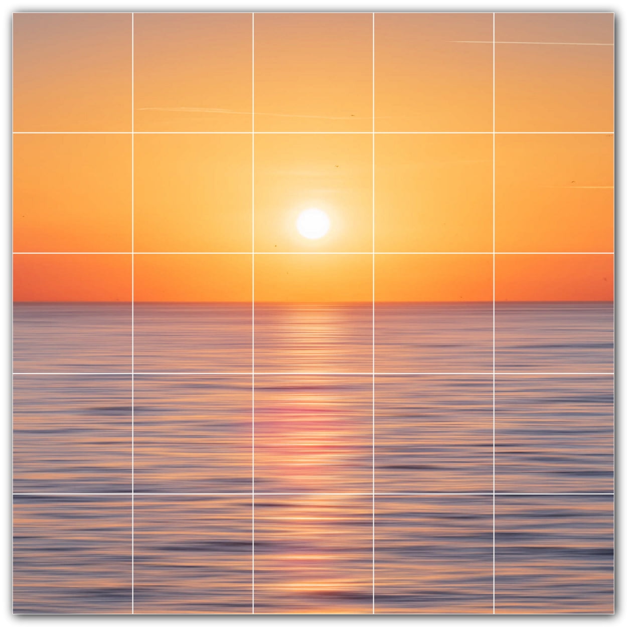 Picture-Tiles.com: Sunset Ceramic Tile Wall Mural WAL500982-55XL. 60"W ...