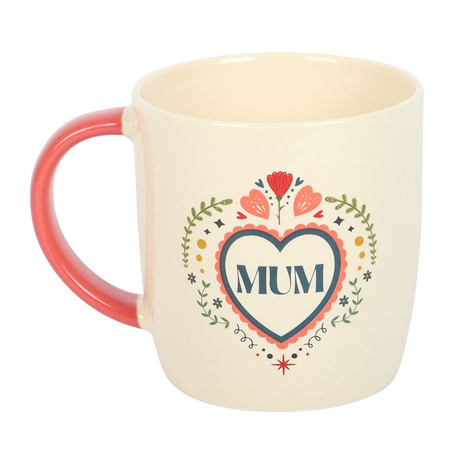 Click here for Something Different Mum Folk Heart 350ml Mug prices