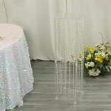 BalsaCircle 40 in Clear Acrylic Wedding Centerpiece Stand Hanging ...