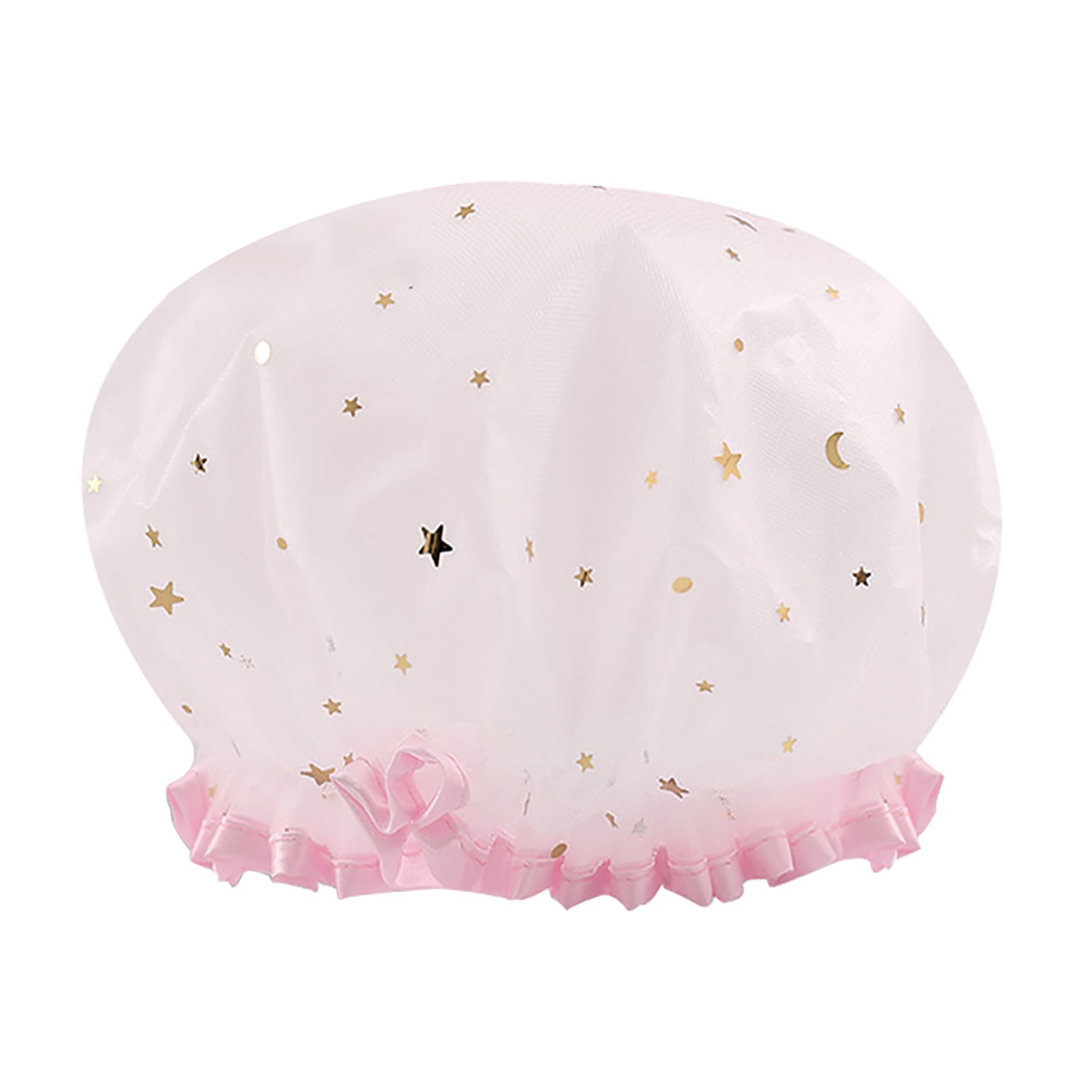 Grandest Birch Bath Hat Star Pattern Double Layer Kids Shower Shampoo ...