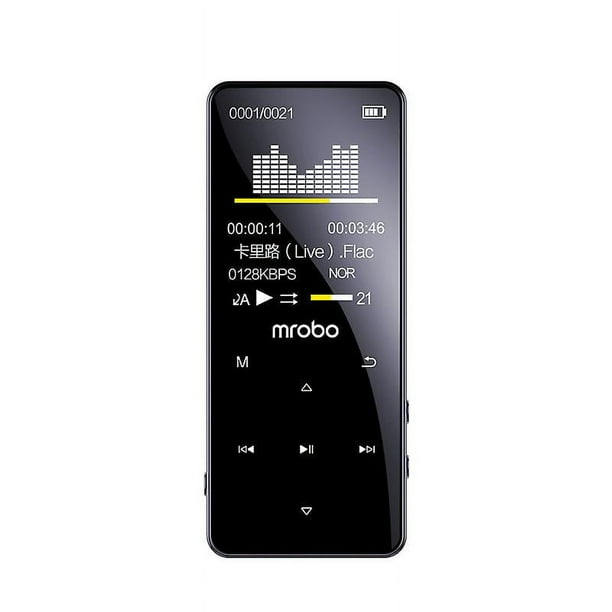 Mini Walkman portátil con Bluetooth y tecla táctil, reproductor de MP4 ...