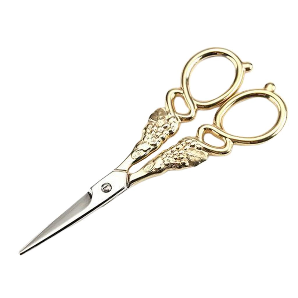 Vintage Embroidery Scissors, Straight Steel 5 inch Small Snips for ...