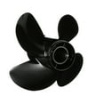Quicksilver Nemesis 4-Blade Aluminum Propeller, 14" Diameter x 17" Pitch, Right Hand Rotation ...