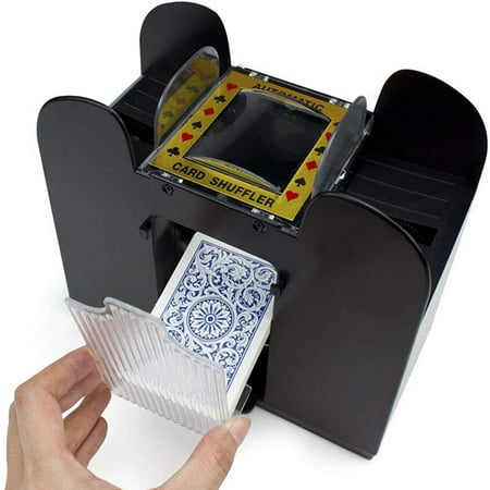 2 Decks Automatic Card Shuffler Automatic Playing Cards Shuffler Mixer ...