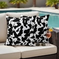 2 Pack Outdoor Waterproof Throw Pillow Covers,Farm Cow Texture ...