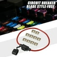 Unique Bargains 1 Set 7.5A Mini Blade Stye Fuse 12 AWG Fuse Holder 12 ...
