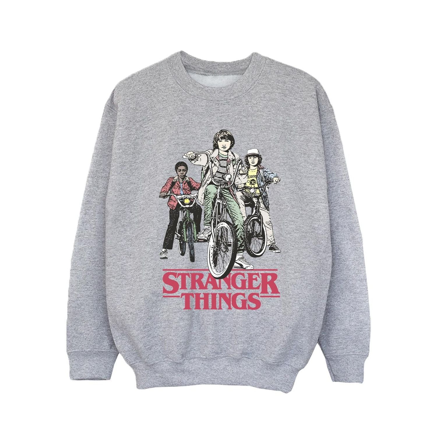 Click here for Netflix Girls Stranger Things Retro Bikers Sweatsh... prices