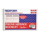 Rediform, RED50226, DeskSaver 2PP WYWO Message Book, 1 Each - Walmart.com