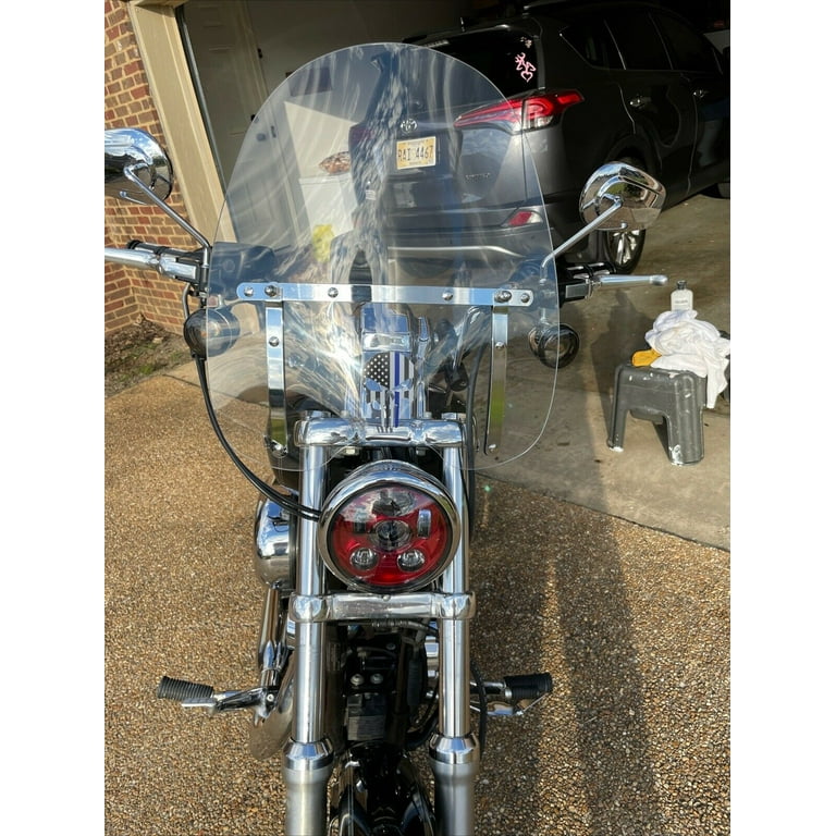 Softail Deluxe Windshield Front King Brutale 1.1/2" Handlebars For