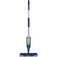 3M Easy Scrub Flat Mop, Microfiber, 18-inch, White with Green Stripes ...