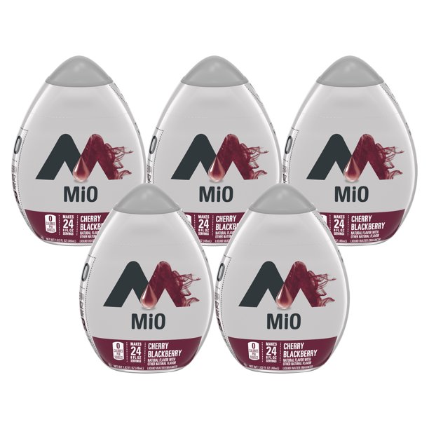 MiO Cherry Blackberry Liquid Water Enhancer , Caffeine Free, 1.62 fl oz ...