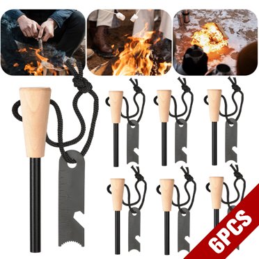 YOLOKE Portable Waterproof Flint Fire Starter Match, Permanent Match ...
