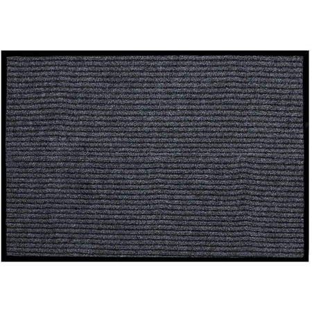 Heavy Duty Large Grey Striped Floor Door Mats Entryway Welcome Mats ...
