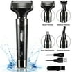 Electric Shaver for Men Women, 4 in 1 Rechargeable Razor Waterproof ...