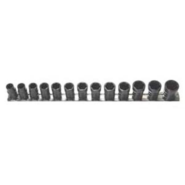 H.B. Products TRTSCS2513B 13 Piece Combination Turbo Socket Set .25 ...