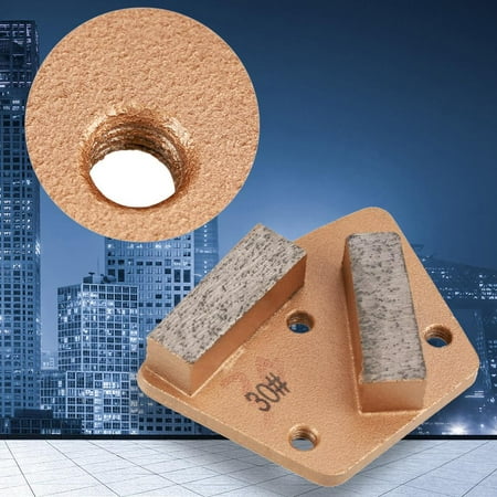 Rdeghly Trapezoid Diamond Concrete Grinding Disc Pad for Grinder Grit ...