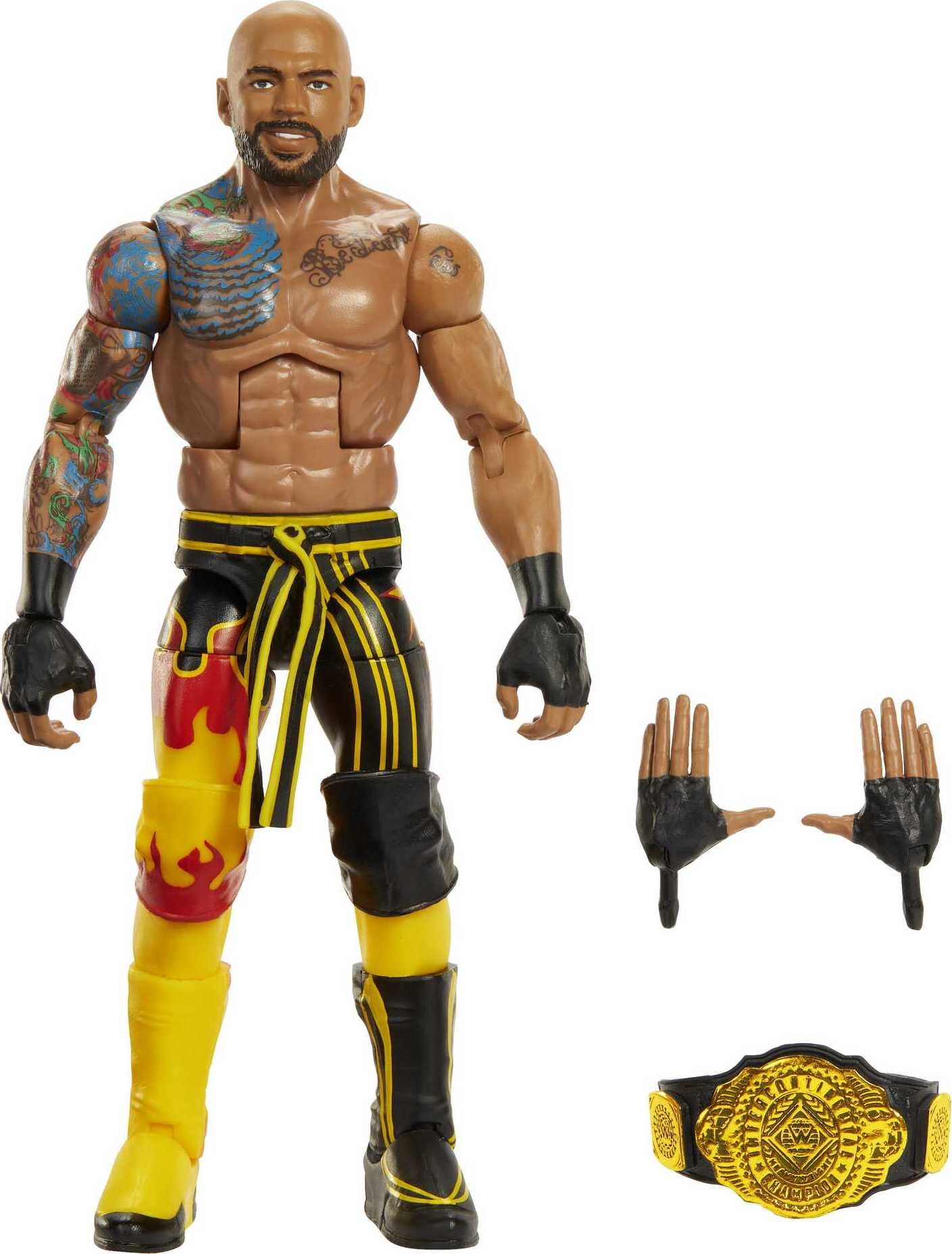 WWE Elite Collection Ricochet Action Figure with Accessories, Posable ...