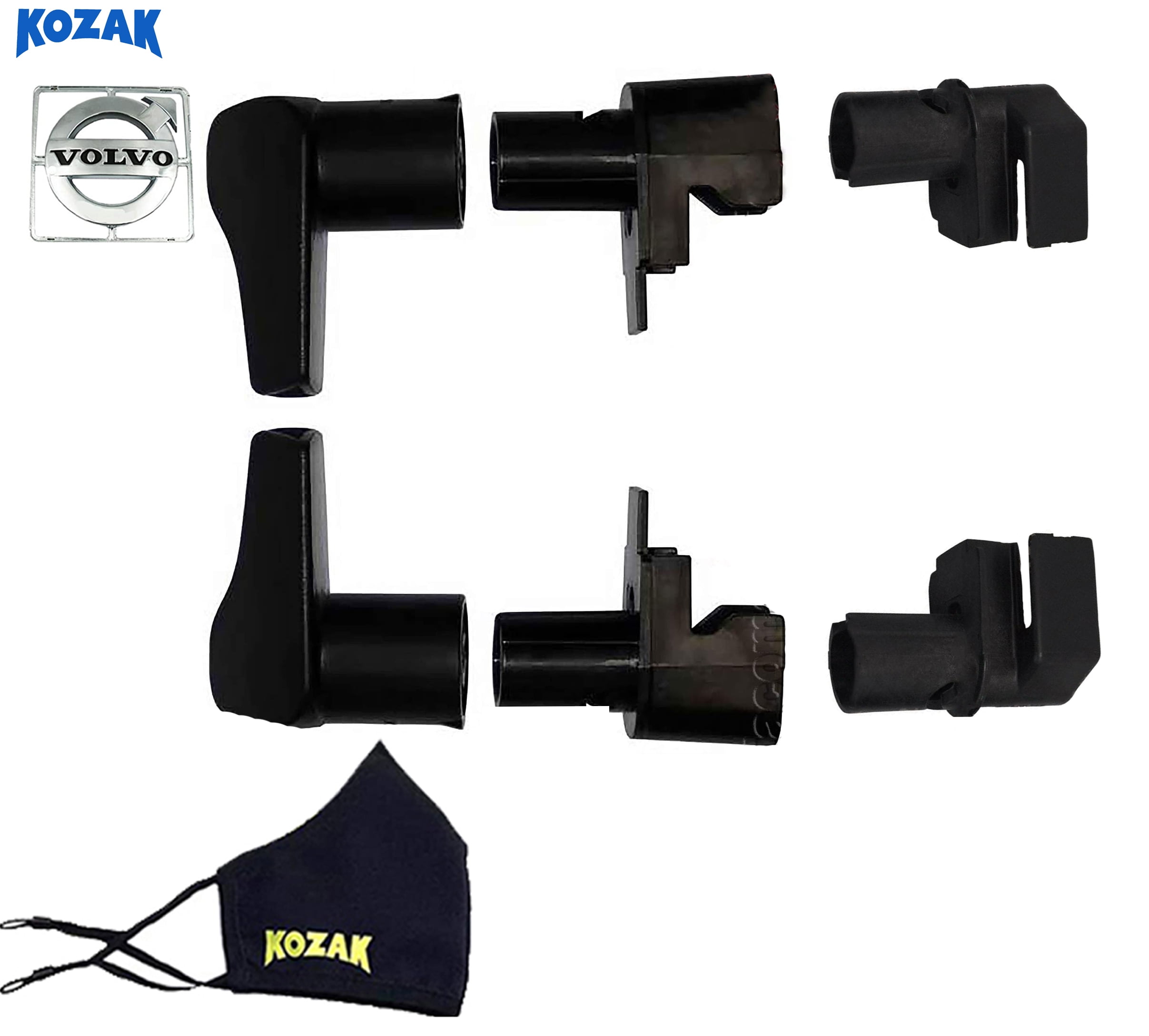 Aftermarket Volvo VNL Fairing Handle - 6 Pieces Set PLUS Volvo Logo and ...