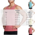 DayScoop Solid Color Tank Topss for Men Fashion Blouses Summer Casual ...
