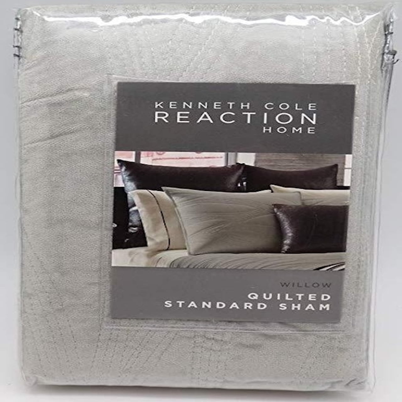 Kenneth Cole Reaction Home Willow Quilted Standard Sham - Dove Grey ...