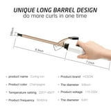 Hoson 1/2 Inch Ceramic Tourmaline Curling Iron for Long and Short Hair ...