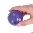 Fun Express Jumbo Metallic Star Handballs - Vibrant Durable Rubber ...
