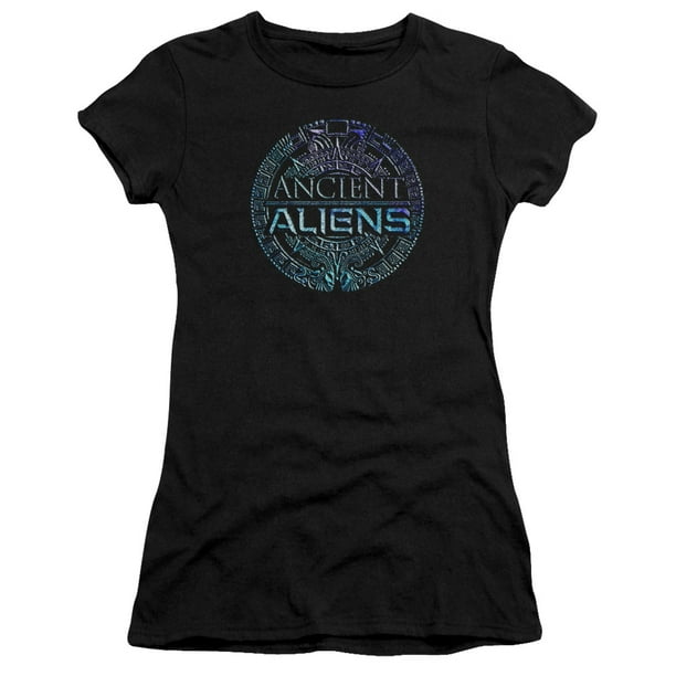 Ancient Aliens - Ancient Aliens Symbol Logo Juniors Short Sleeve Shirt ...