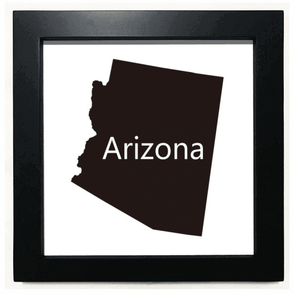 Mapa de Arizona de los Estados Unidos de América Mesa de pared con ...