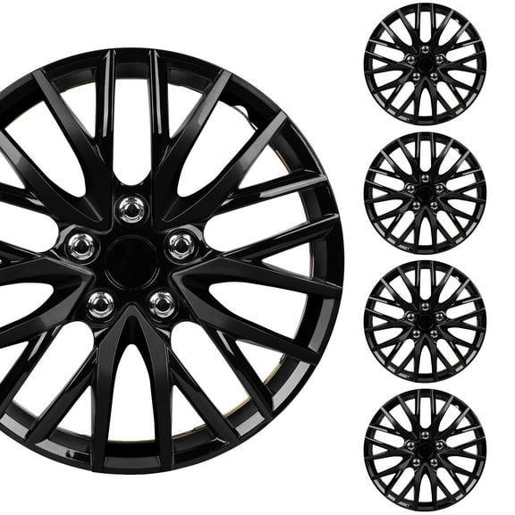 15” Wheel Rim Cover Hubcaps Universal Snap On Car Truck SUV Car ...