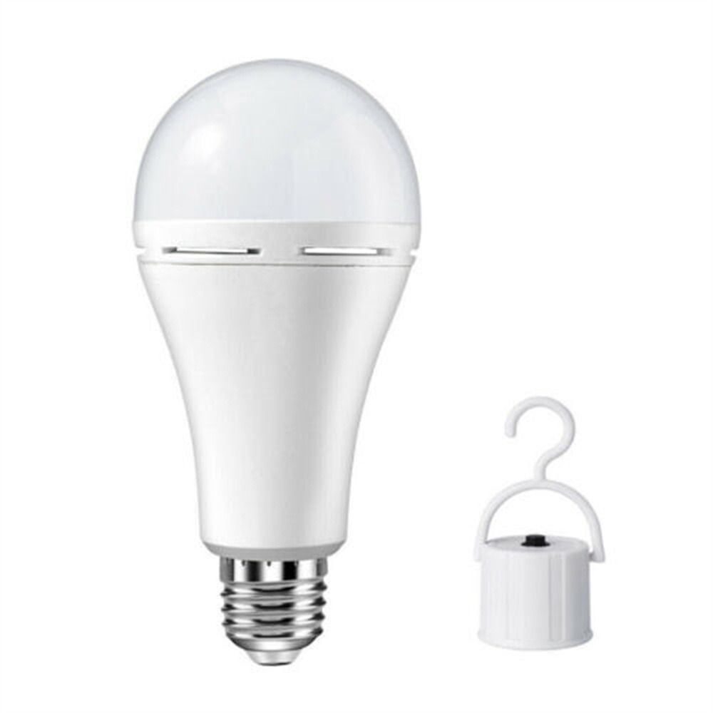 White E27 In/Outdoor Pendant Bulb Emergency LED Light Night Lights Lamp ...