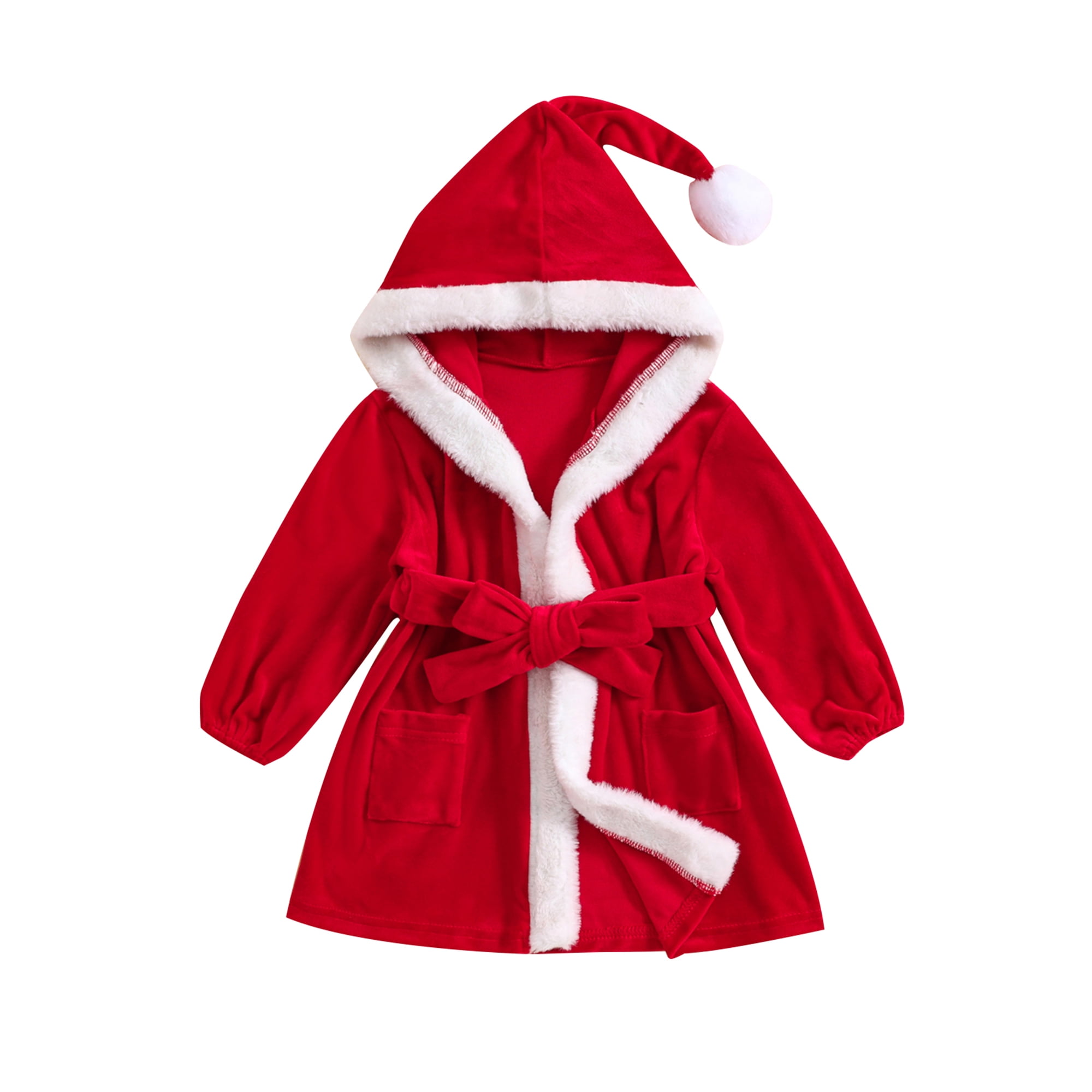 Click here for Zaxarra Toddler Baby Girls Robe Christmas Plush Lo... prices