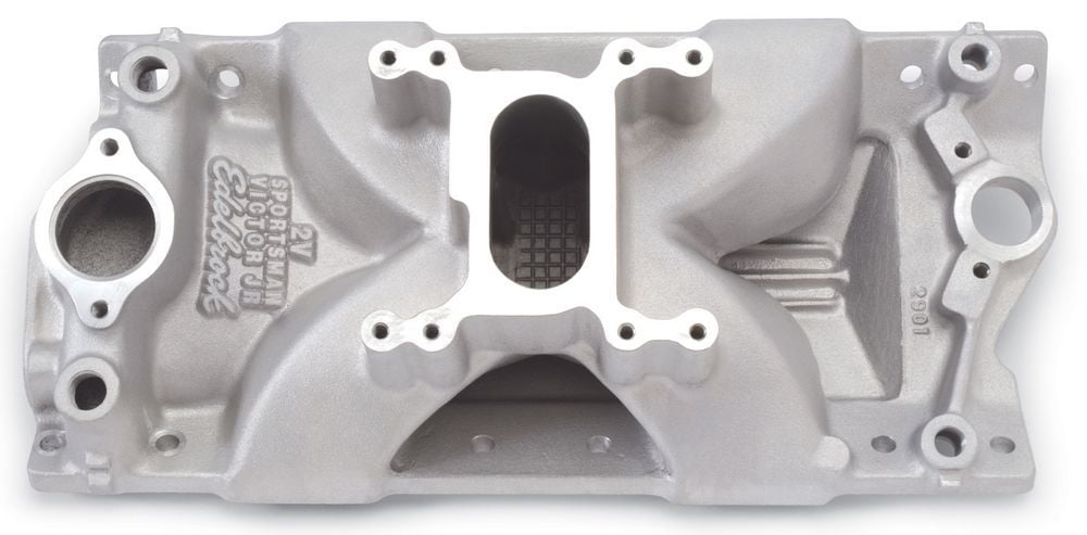 SBC Victor Jr. Sportsman Manifold - 2 Barrel - Walmart.com