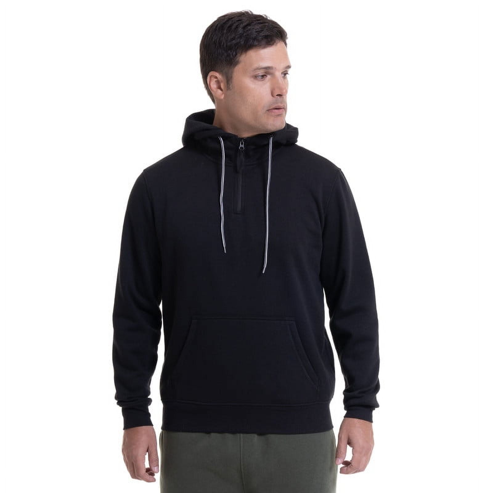 Poleron Medio Cierre Negro Talla 3Xl | Knasta Chile
