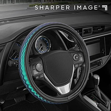 Sharper Image Iridescent Wave Car Steering Wheel Cover - Steering Wheel ...