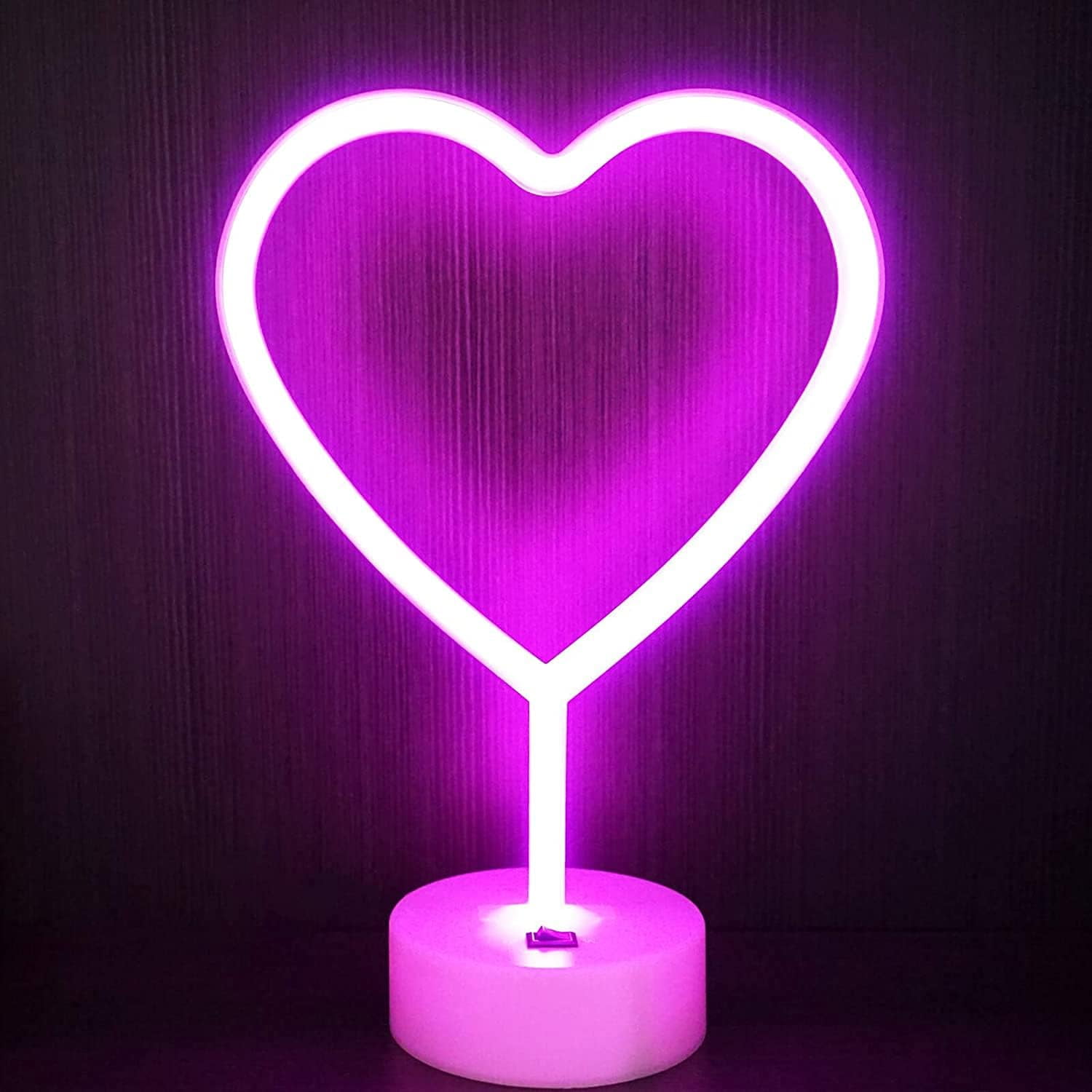 LINLIN Neon Night Light, LED Neon Signs Night Light Neon Lights Neon ...