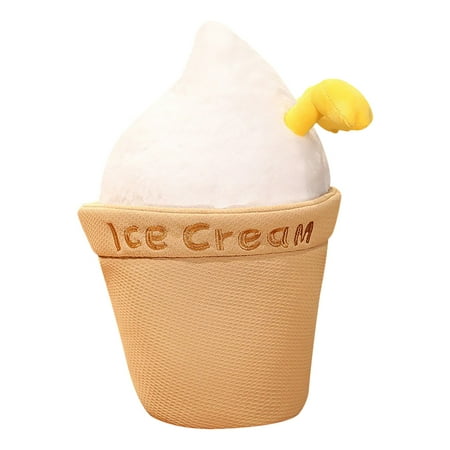 XZNGL Strange Ice Cream Plush Toy Doll，Quirky and Unique Design Ice ...
