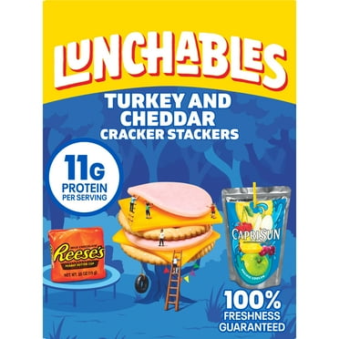 Lunchables Nachos Cheese Dip & Salsa Kids Lunch Snack, 4.4 oz Tray ...