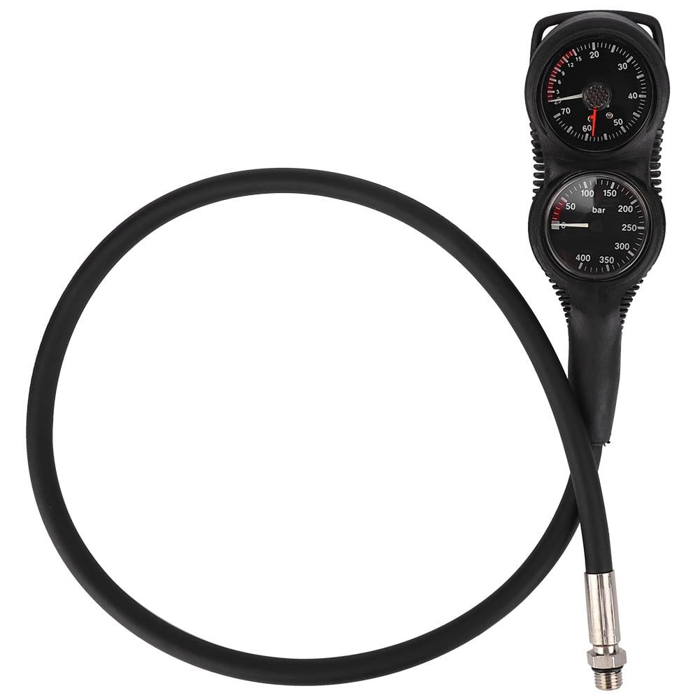 Peahefy Professional Scuba Diving 2 Gauges Pressure Gauge Dive Digital ...