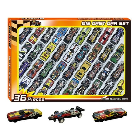 36 Piece Die Cast Metal Toy Cars Diecast Mini Racing Cars, Convertibles ...