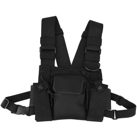 Universal Radio Chest Pack, Nylon Radio Chest Harness Chest Front Pack ...