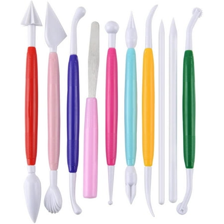 10 Pieces Plastic Clay Tools Modeling Clay Tools for Kids Shaping and ...