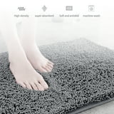 NEWEEN Chenille Bathroom Rugs Soft Non-Slip Super Water Absorbing ...