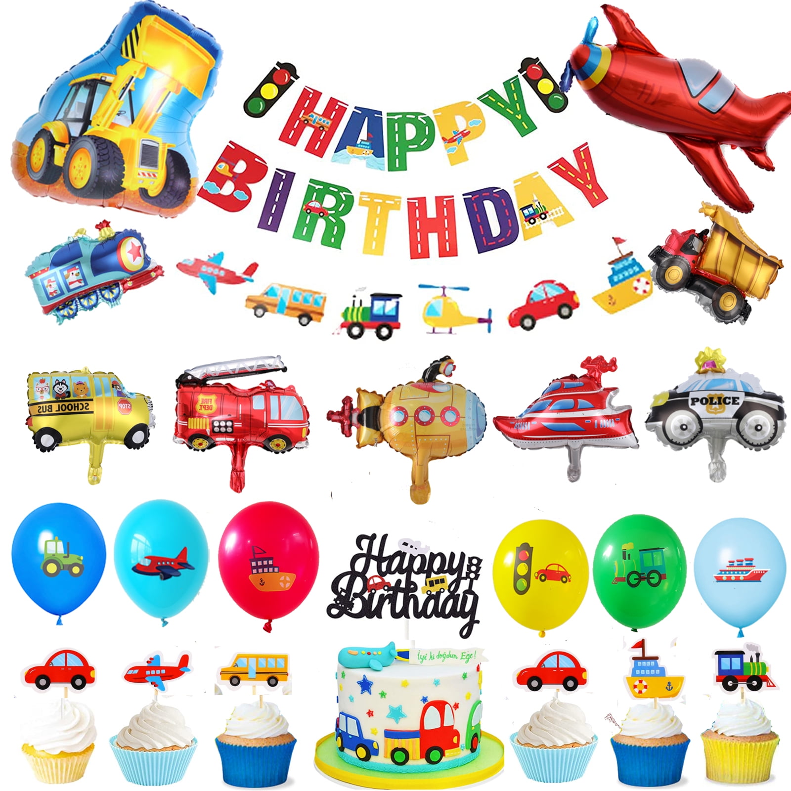 Click here for Unbranded Transportation Birthday Decoration For B... prices