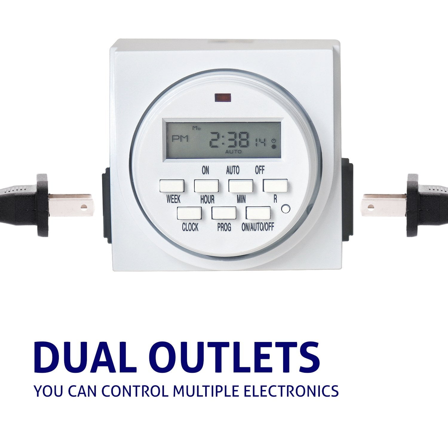 Comforday 7-Day Programmable Digital Timer, Use Indoor and Outdoor with ...