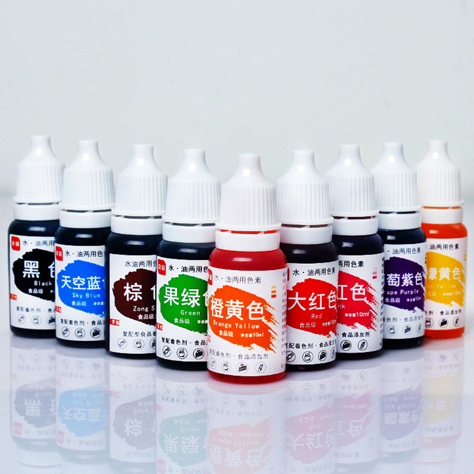 Kaola Food Coloring Safe DIY 10ml Fondant Macaron Edible Pigment Cake 