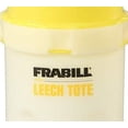 Frabill Leech Tote Bait Storage Container, 1-Quart, Yellow/White ...