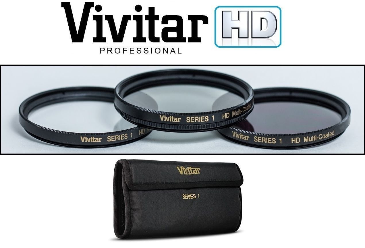 3-PC PRO HD FILTER KIT (UV PL & ND-8) FOR SONY HVR-HD1000U HVR-HD1000 ...