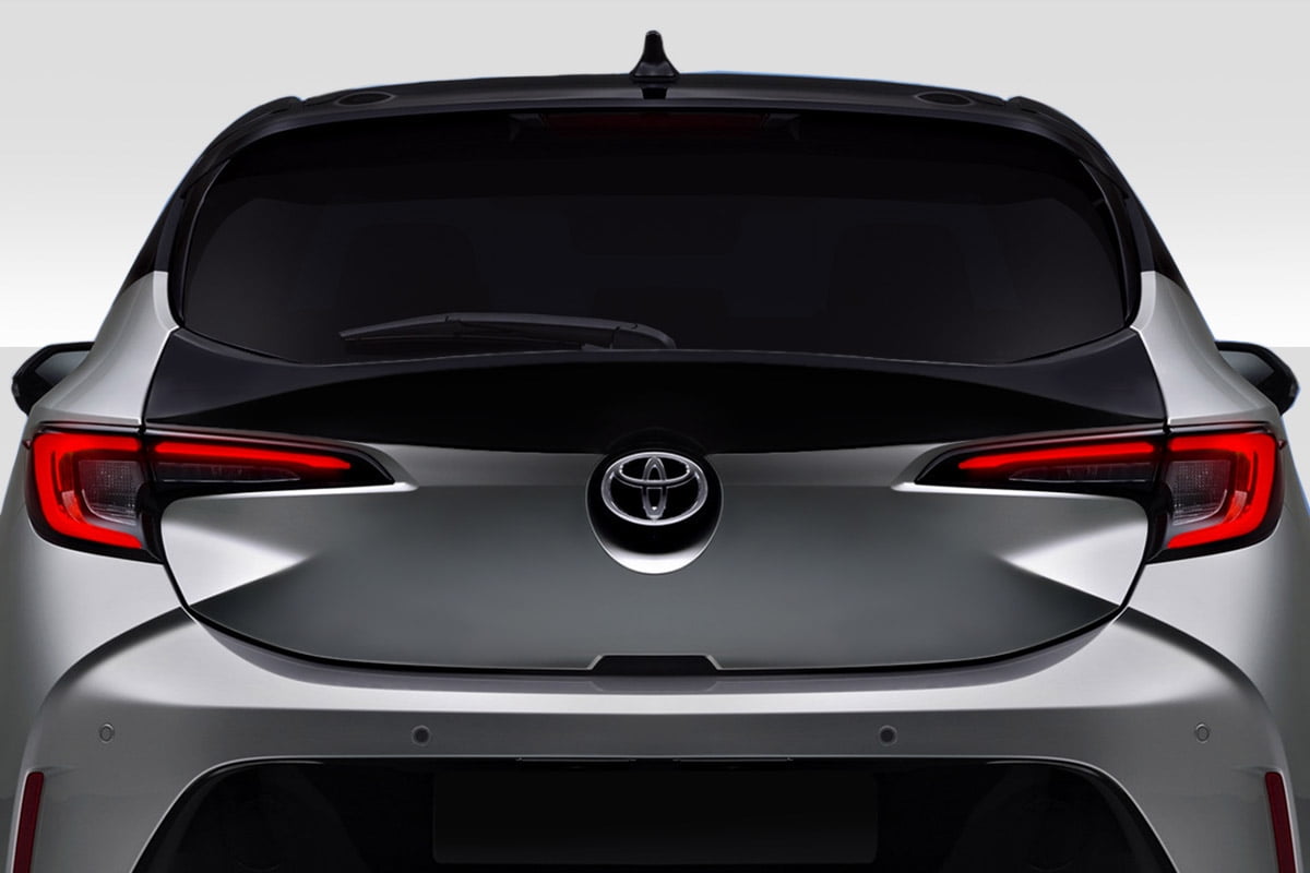 2019-2023 Toyota Corolla Hatchback Duraflex Rave Rear Mid Wing Spoiler ...